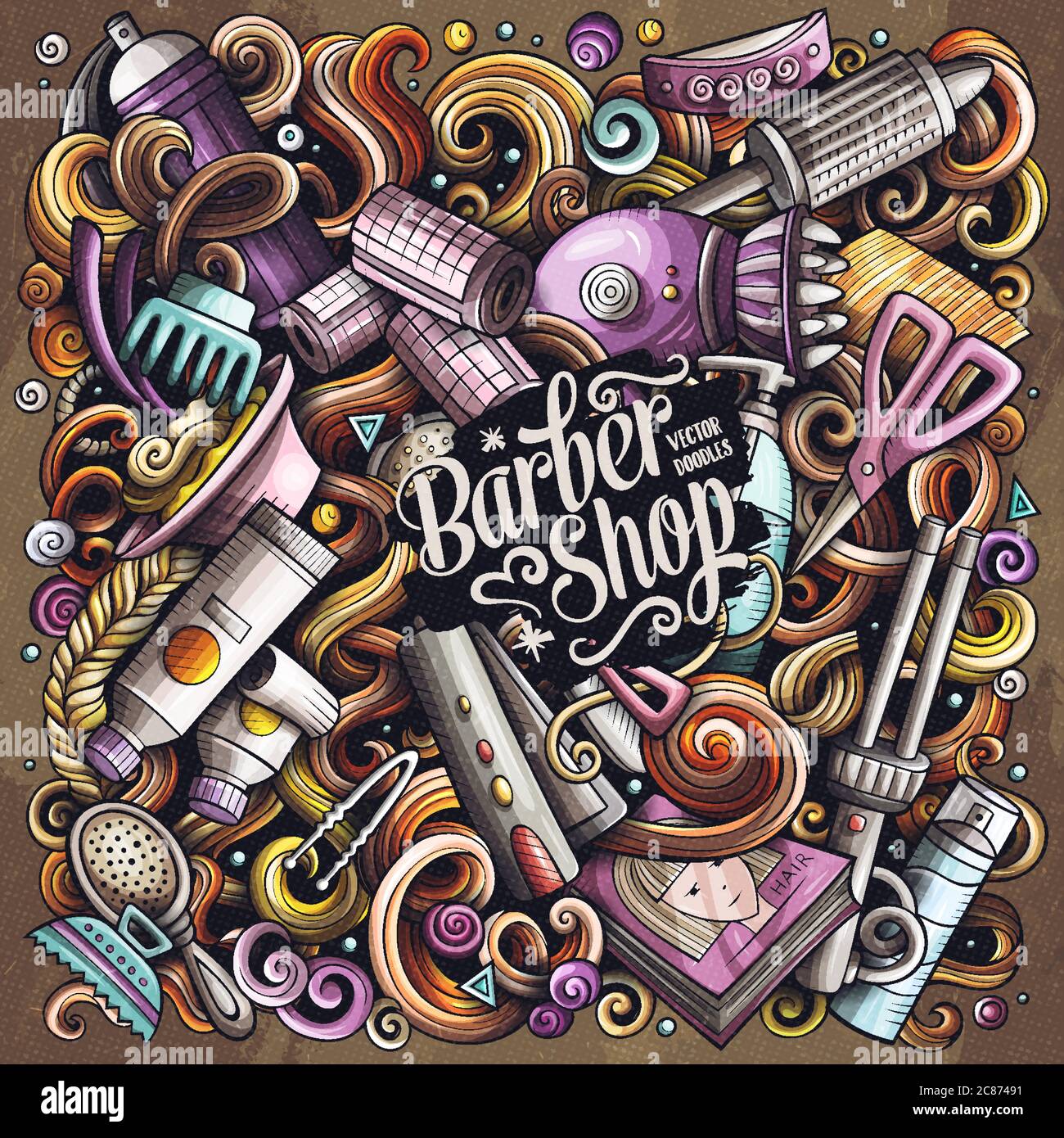 Barber Hairstyle Poster