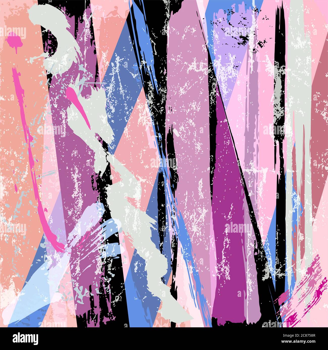 abstract background, with stripes, paint strokes and splashes Stock ...