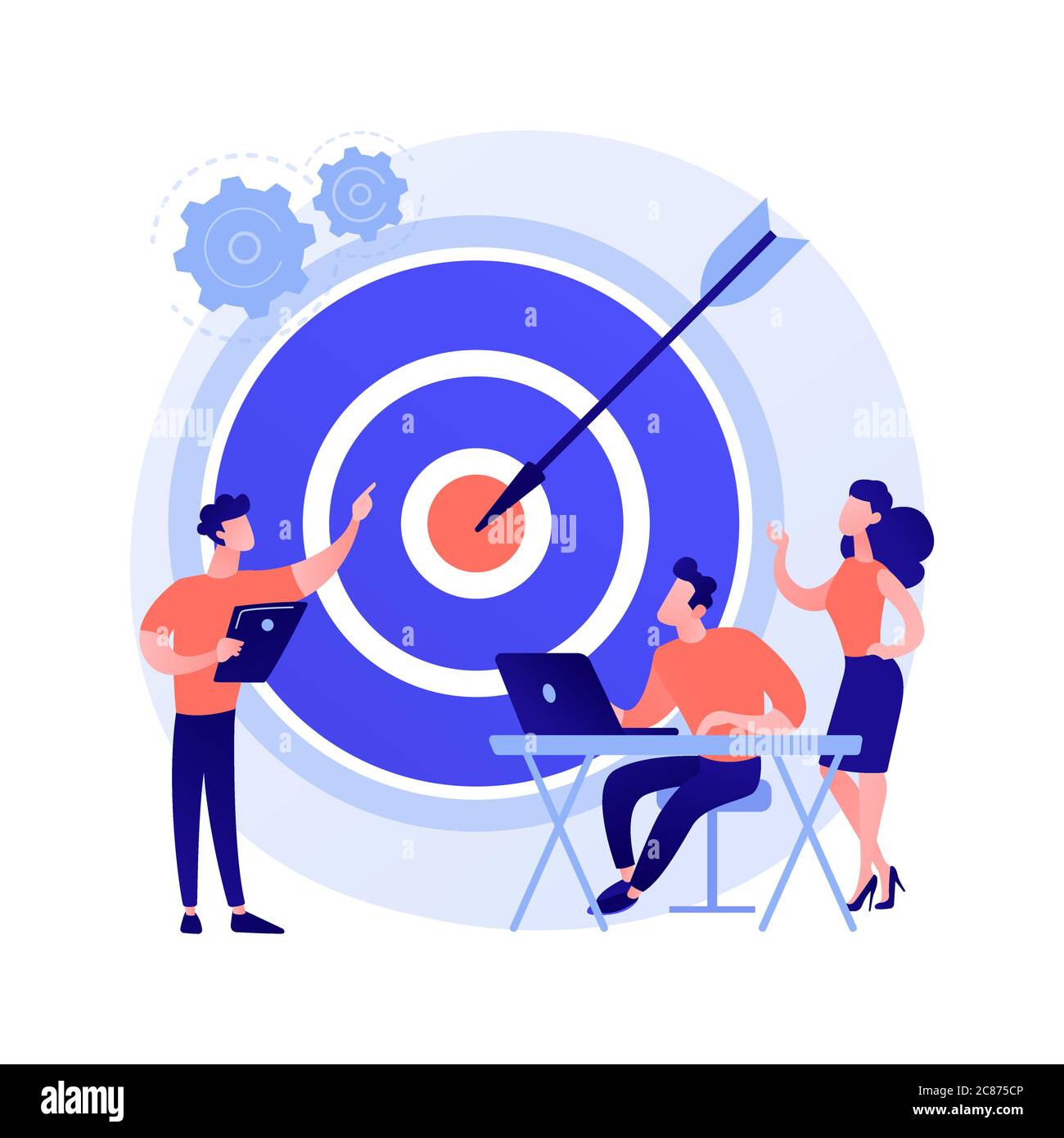 Staff management vector concept metaphor Stock Vector Image & Art - Alamy