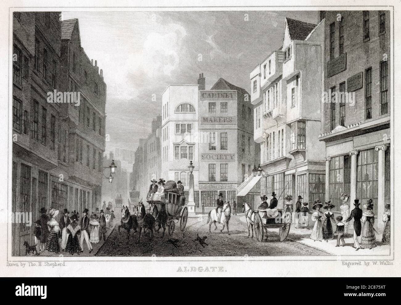 The streets london 1830 hi-res stock photography and images - Alamy