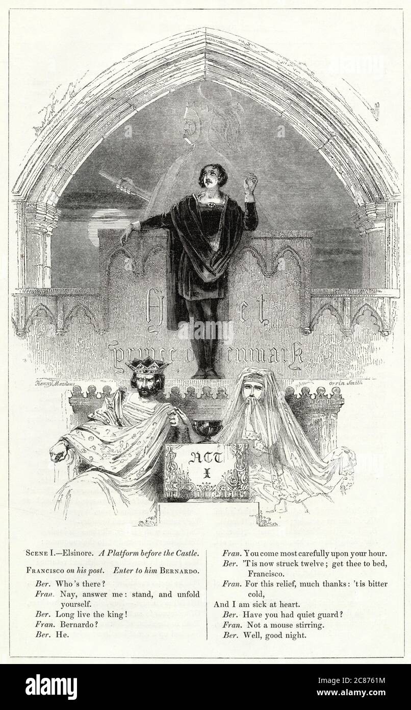 Victorian theatre shakespeare hamlet hi-res stock photography and ...