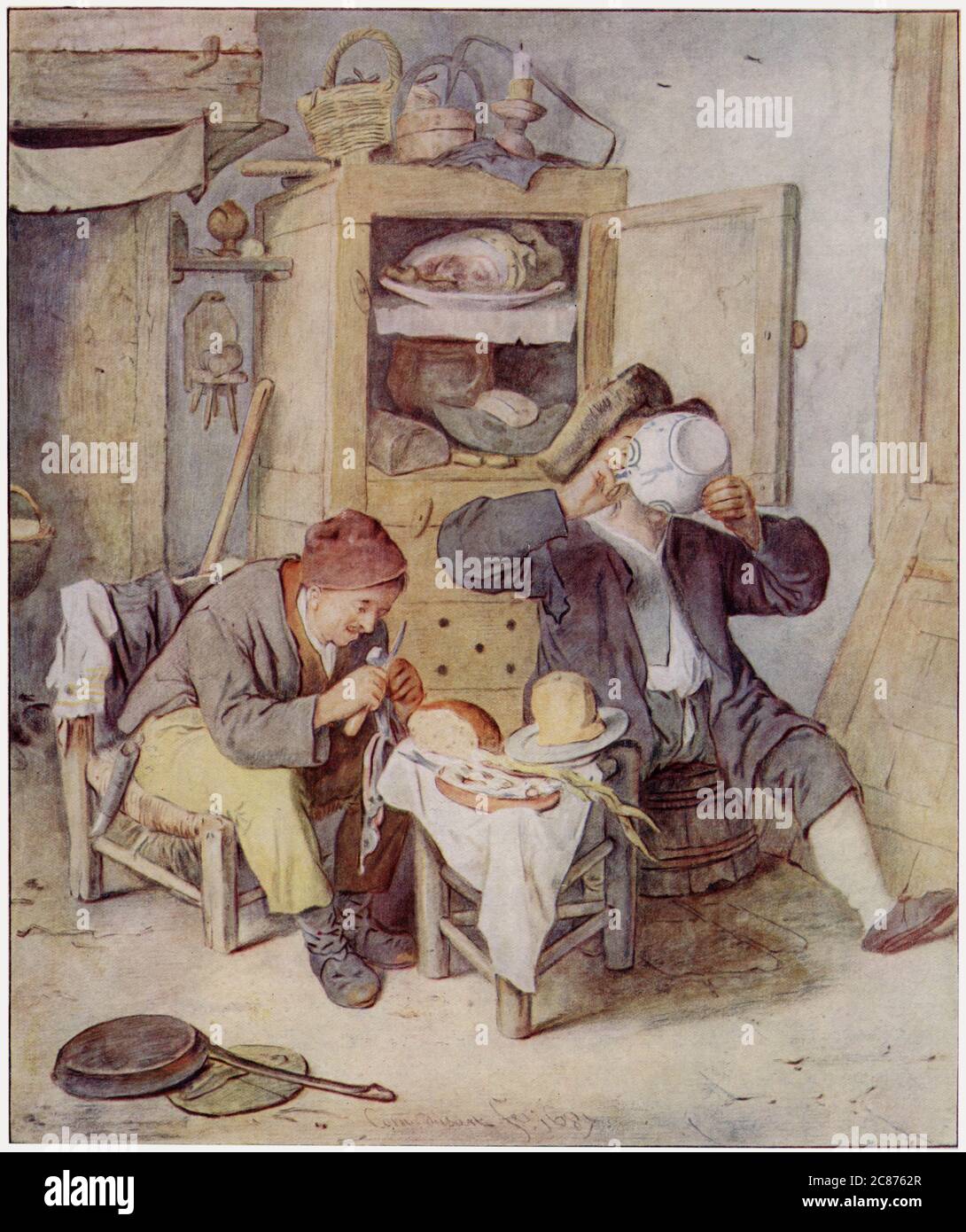 Peasants eating hi-res stock photography and images - Alamy
