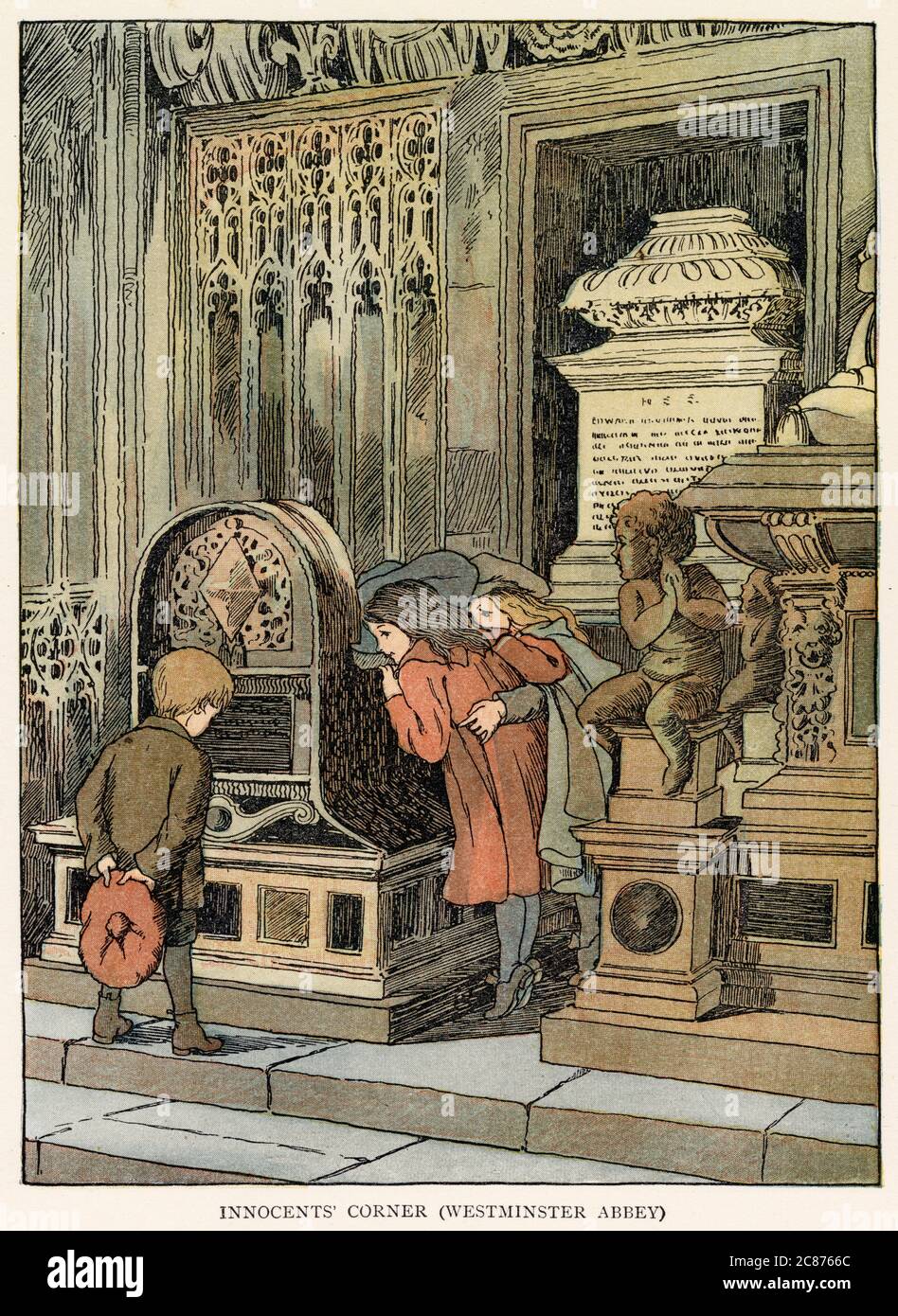 Innocents' Corner, Westminster Abbey, London Stock Photo - Alamy