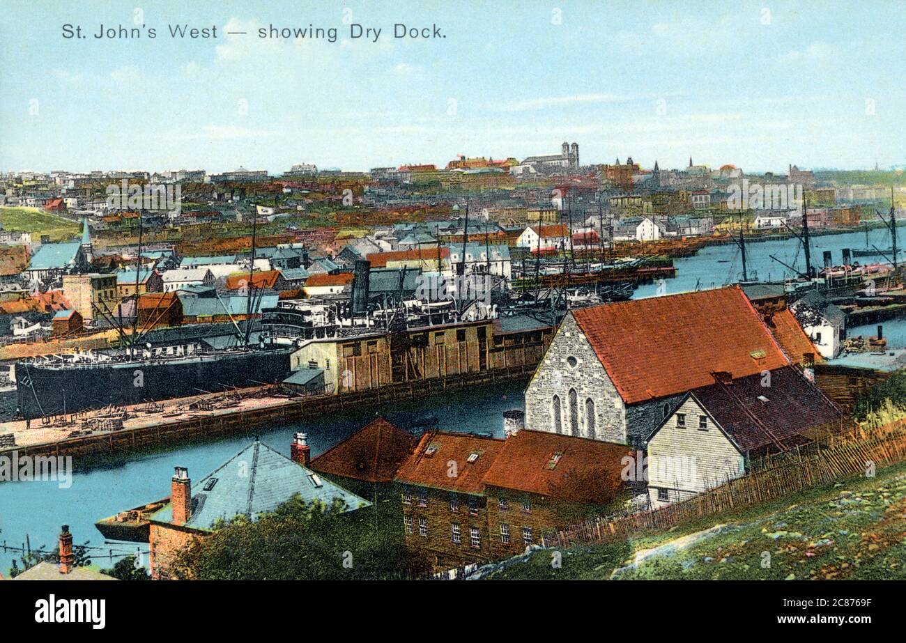 Labrador province, Newfoundland, Canada - St John's West - showing the ...