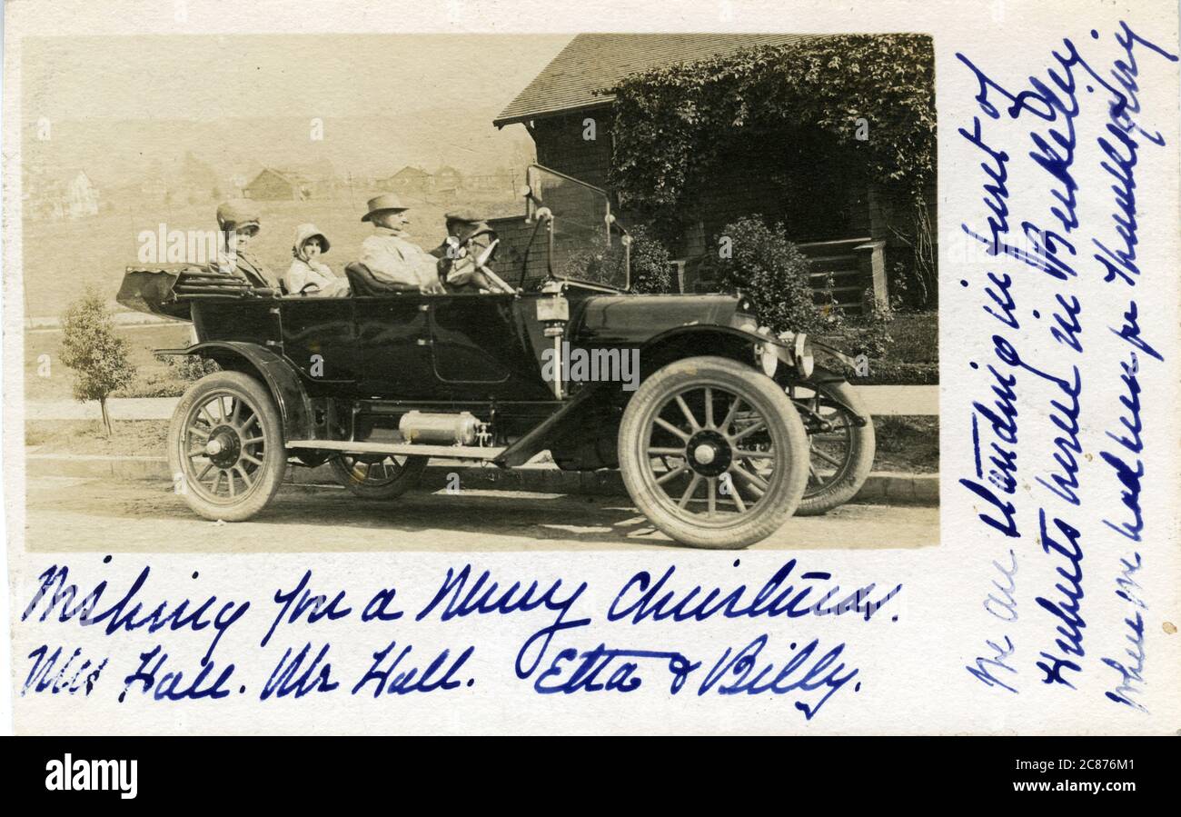 Overland Vintage Car, Berkeley, Cook County, Illinois, USA Stock Photo ...