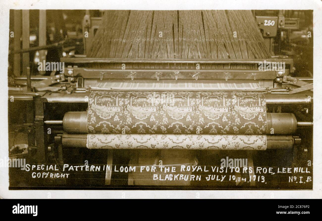 Cotton Clothmaking at Roe Lee Mill, Whalley New Road, Blackburn ...