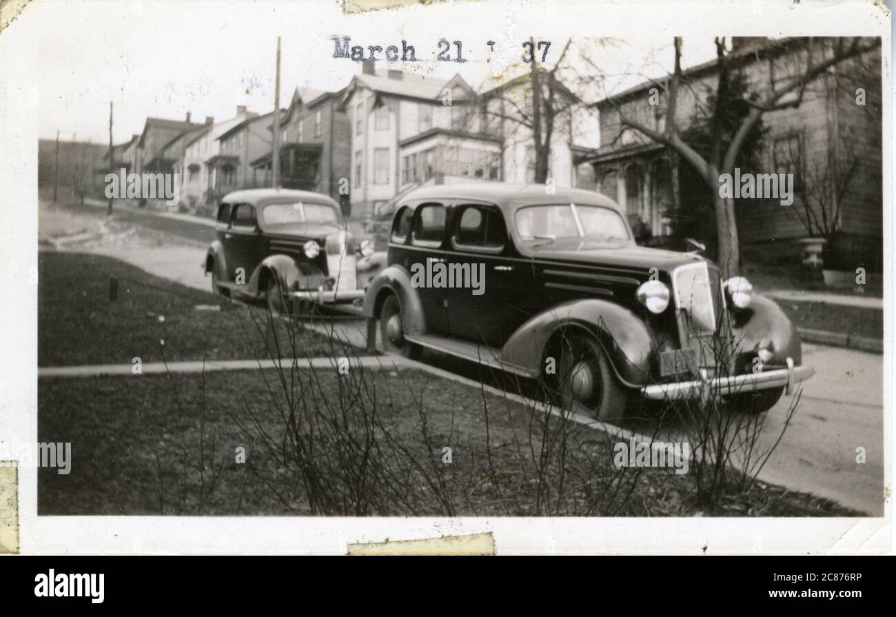 Two Chevrolet Vintage Cars, Wisconsin, USA Stock Photo - Alamy