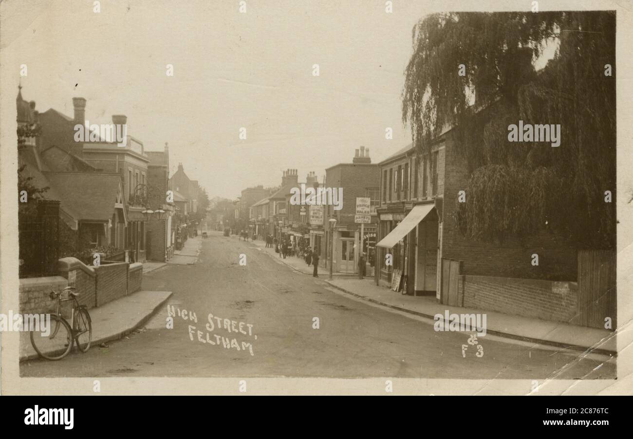 High Street, Feltham, Hounslow, London, England Stock Photo - Alamy
