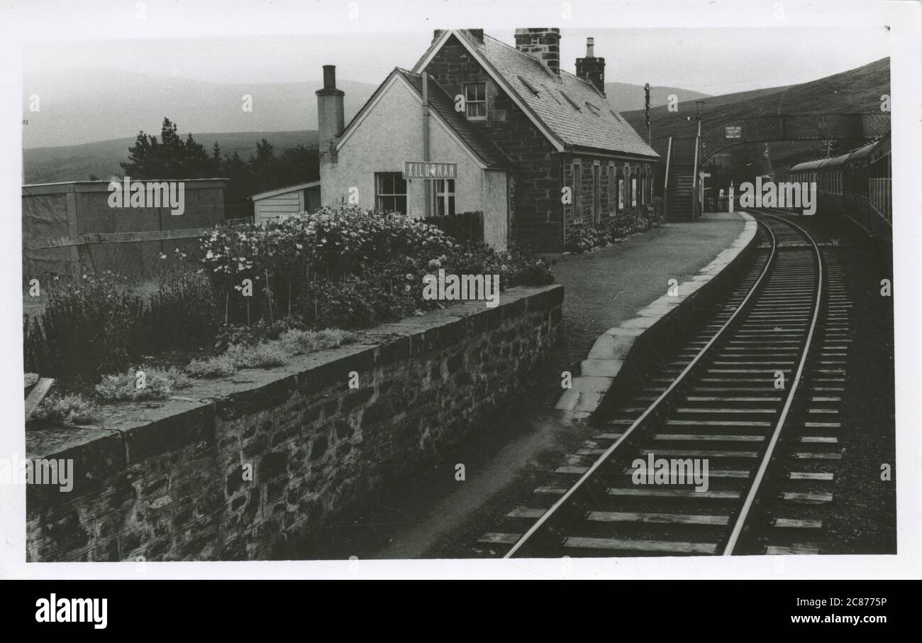 Railway Station , Kildonan, Helmsdale, Strath of Kildonan, Sutherland ...