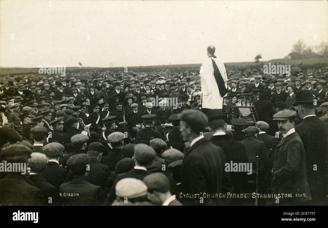 Cyclist Church Parade, Grounds of Stannington Hall, Stannington ...