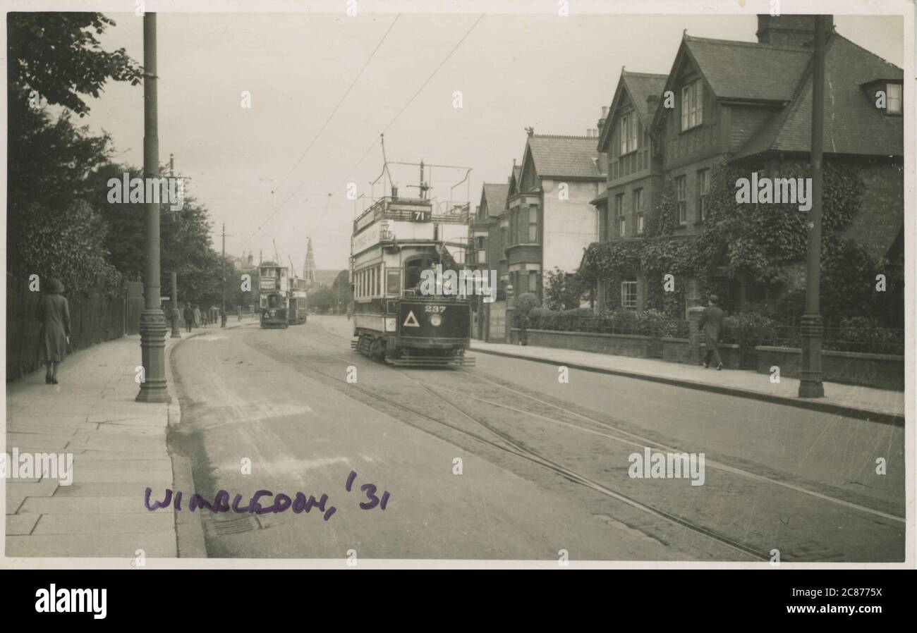 Trams london hi-res stock photography and images - Alamy