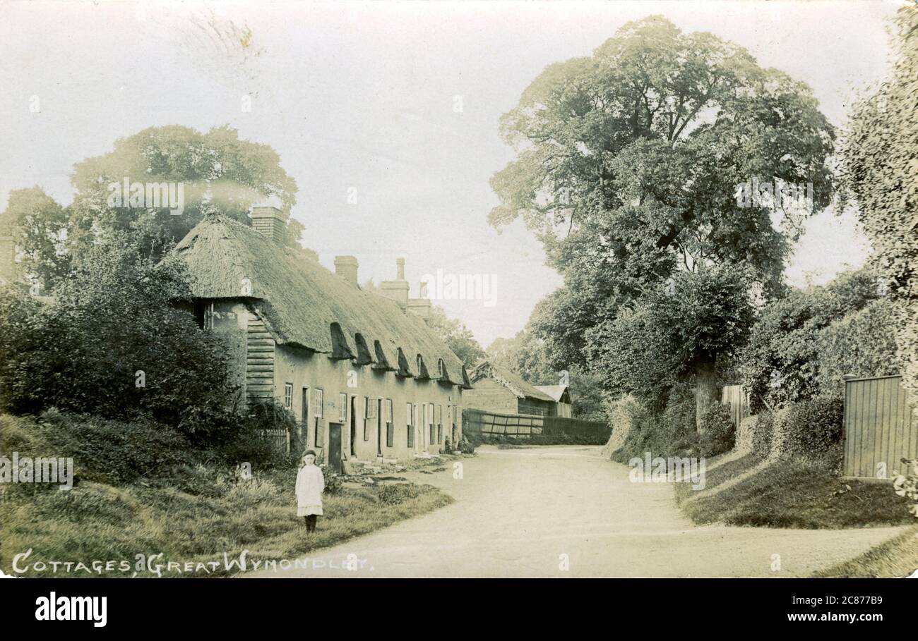 Arch Road, Great Wymondley, Hitchin, Hertfordshire, England Stock Photo ...
