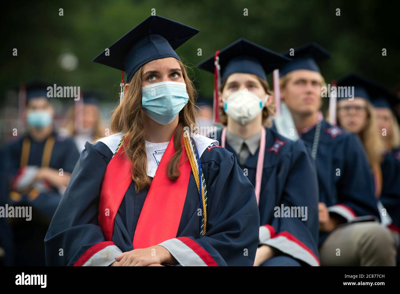 Marietta, GA, USA. 21st July, 2020. George Walton High School senior ...