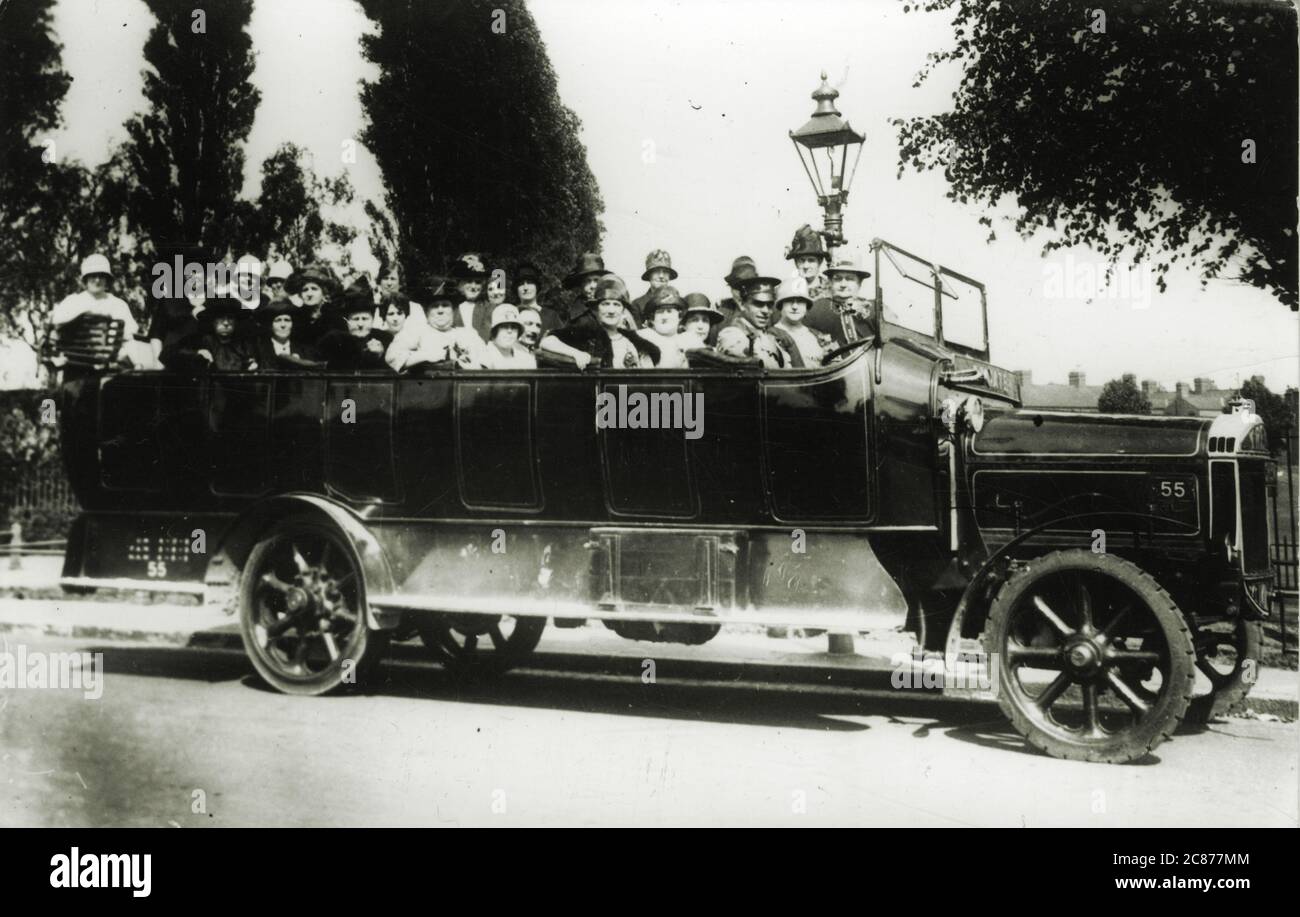 Tilling Stevens Vintage Charabanc (NHFU A 50 on back. Running under the ...