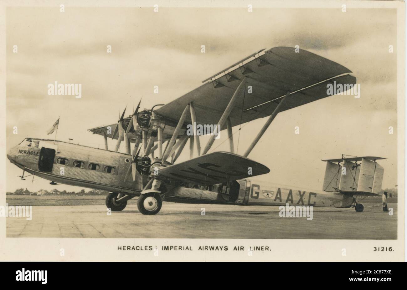 Imperial airways handley page hi-res stock photography and images - Alamy