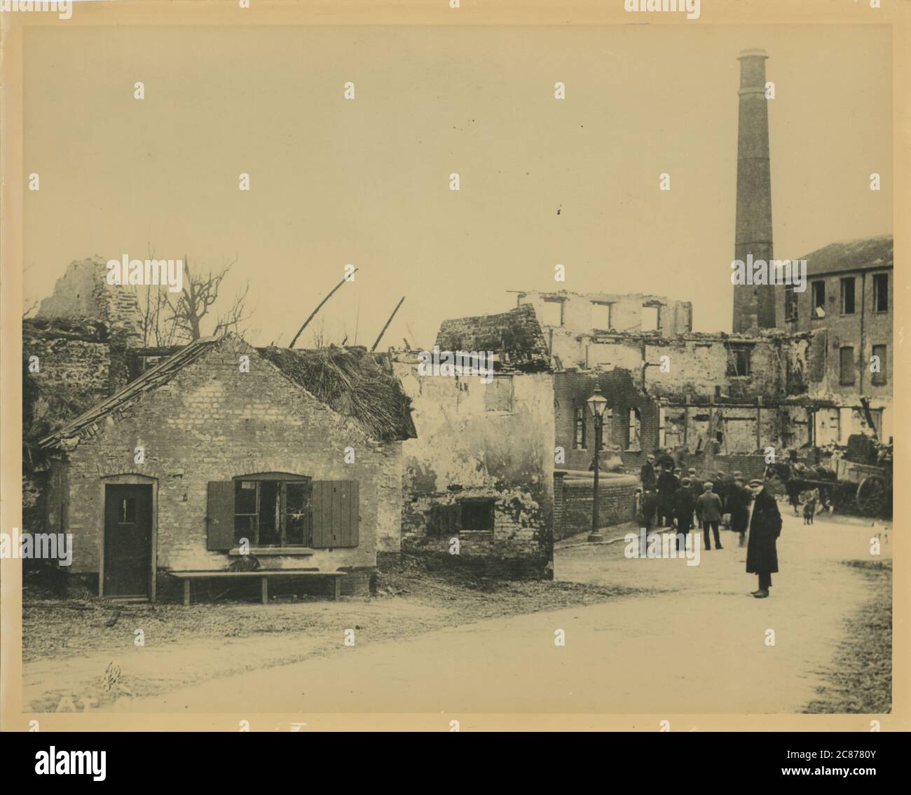 Mill after Fire, Lakenham, Norwich, Norfolk, England Stock Photo - Alamy