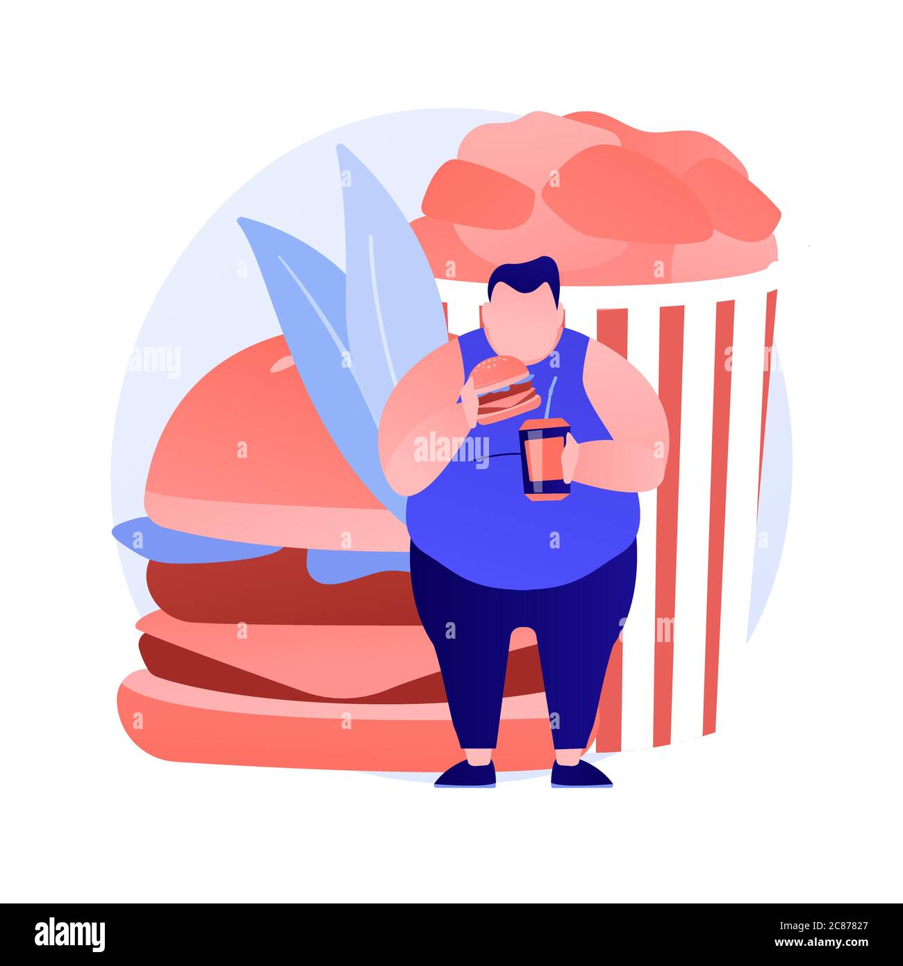 Fast food vector concept metaphor Stock Vector Image & Art - Alamy