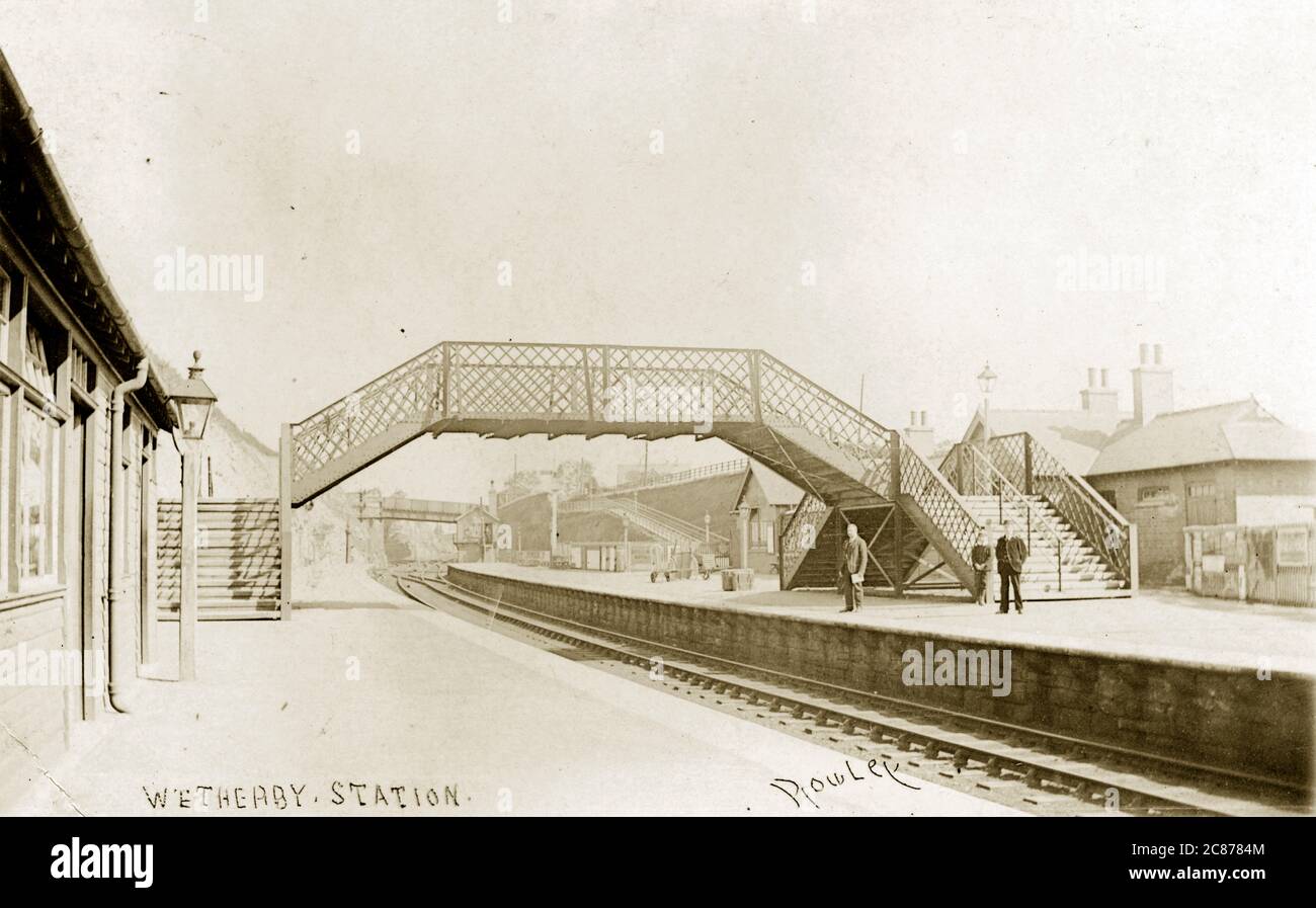 Railway Station (North Eastern Railway (NER)), Wetherby, Leeds ...