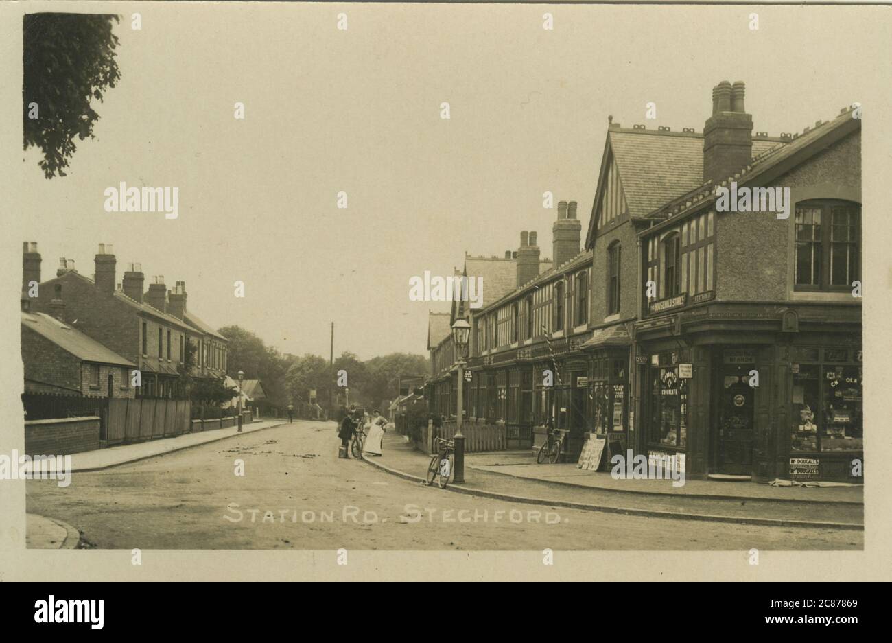 Station Road, Stechford, Birmingham, Warwickshire, England Stock Photo ...