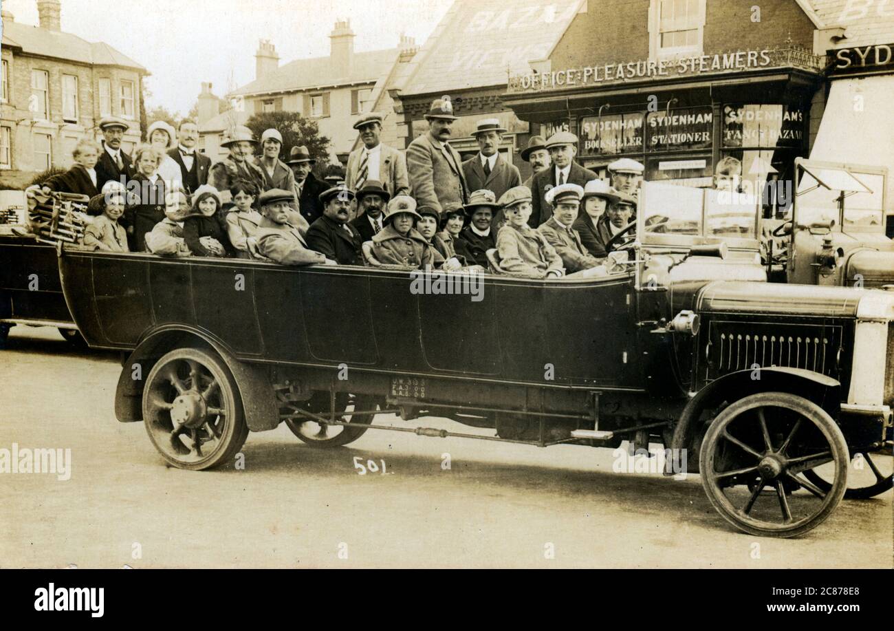 Charabanc, Bournemouth, Lewisham, Dorset, England Stock Photo - Alamy
