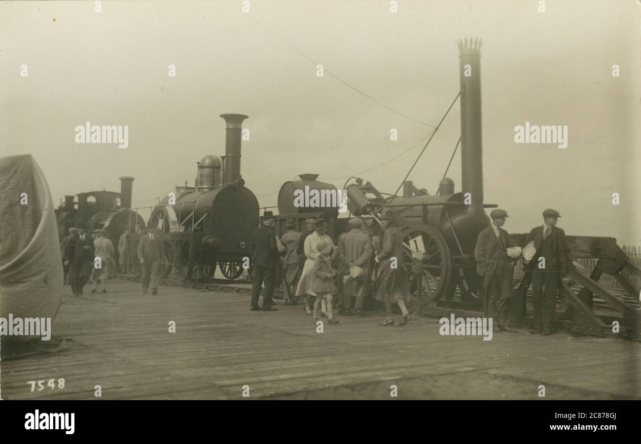 Stockton & Darlington Railway Experiment Centenary - The Rocket, Durham ...