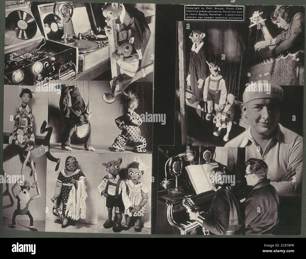 The Marionette Troupe of Prof. Josef Skupa Stock Photo - Alamy