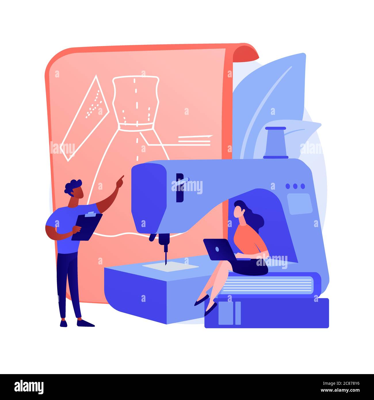 Sewing classes vector concept metaphor Stock Vector Image & Art - Alamy