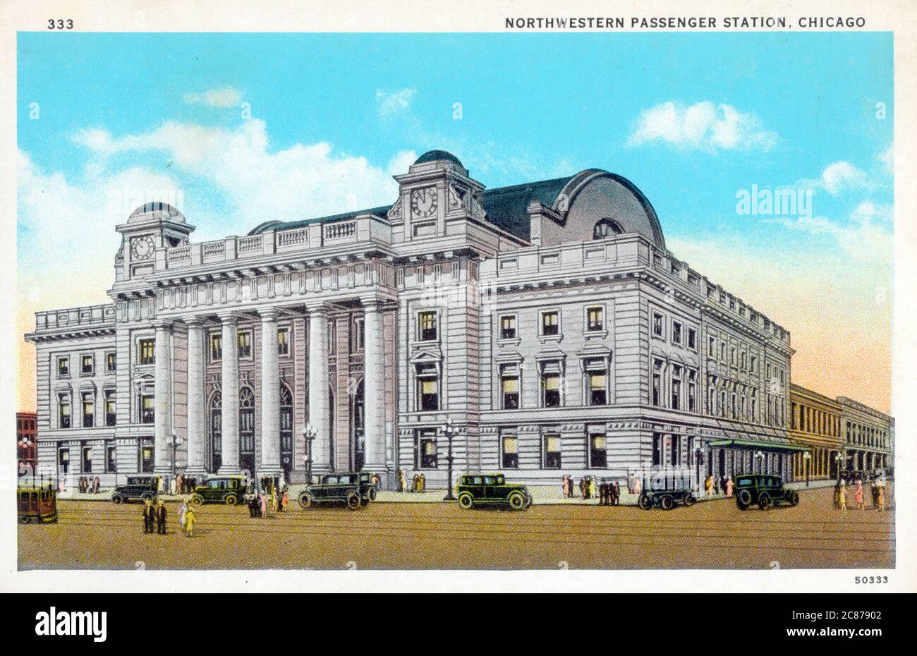 Chicago illinois usa madison street hi-res stock photography and images ...