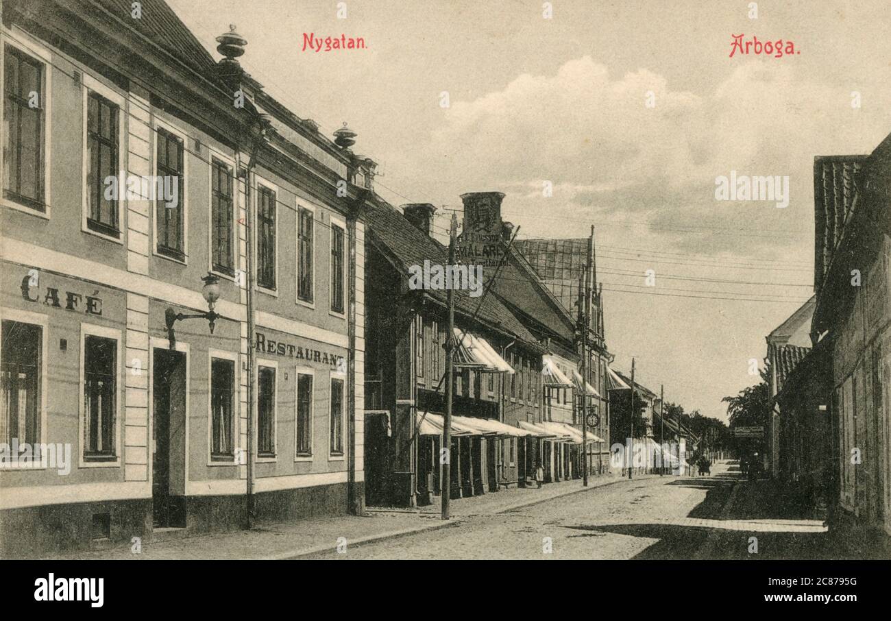 Nygatan, Arboga - a locality and the seat of Arboga Municipality in ...