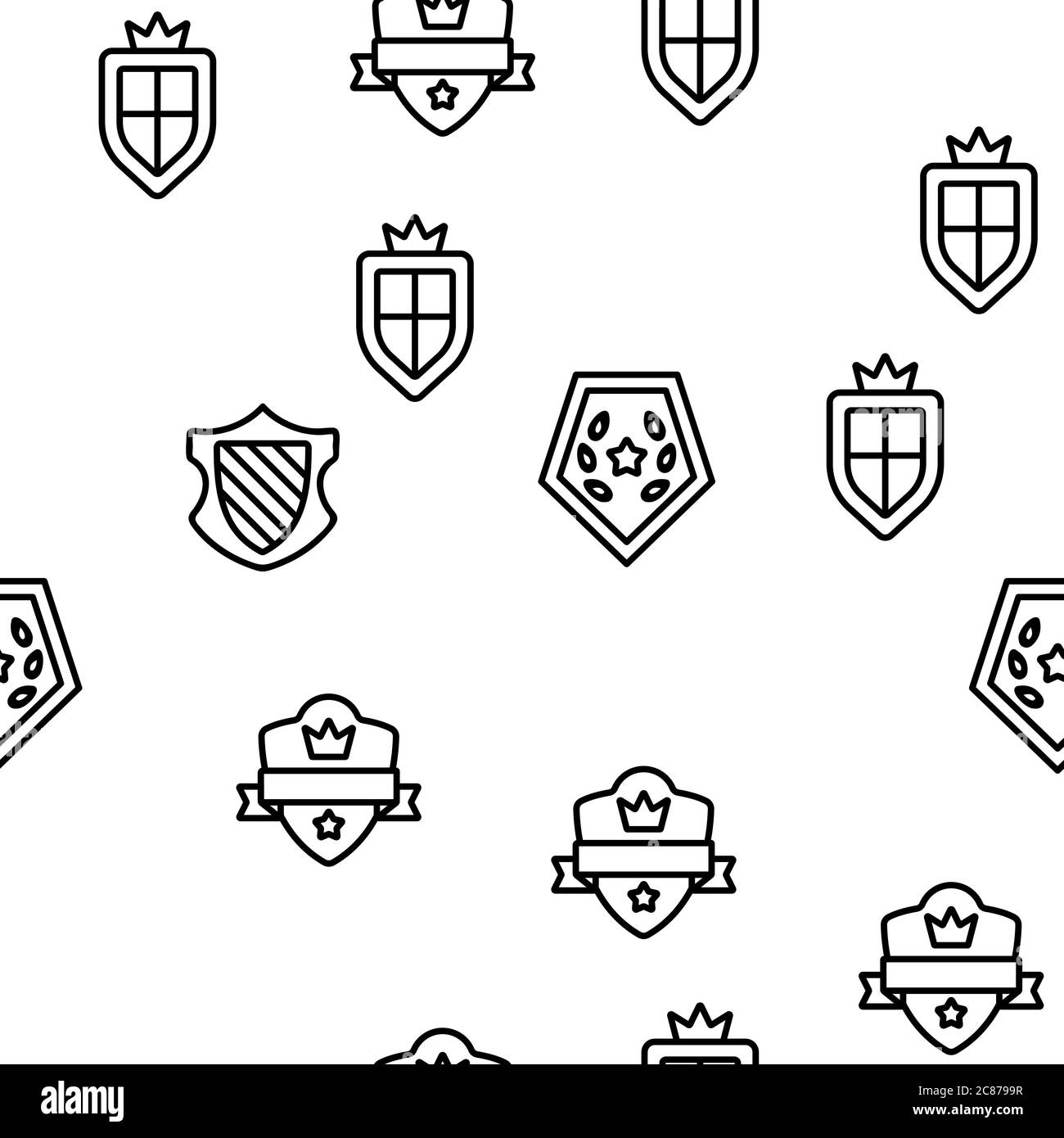 Shield crown illustrations Stock Vector Images - Alamy