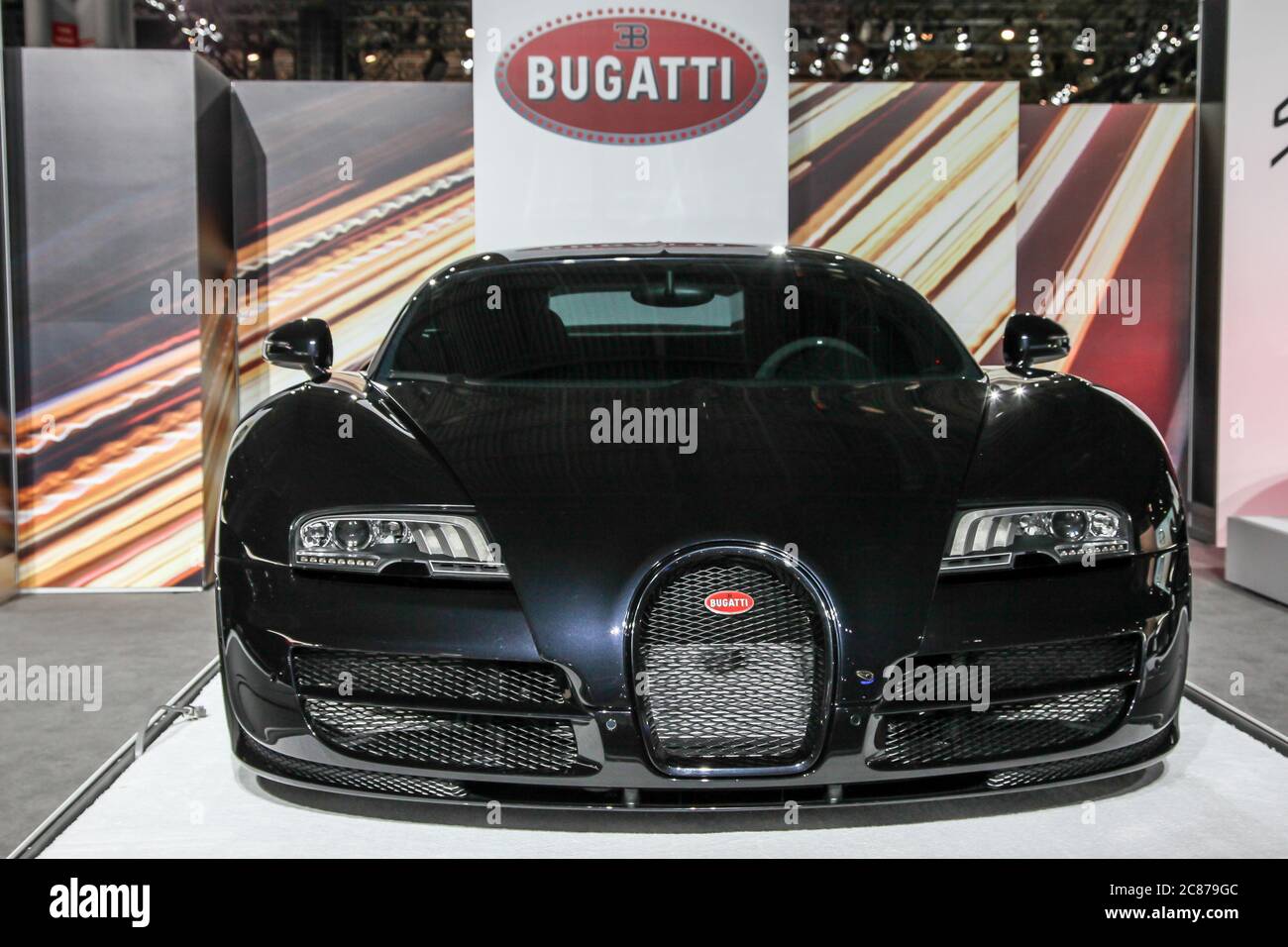 NEW YORK - March 23: Bugatti exhibit at the 2016 New York International ...