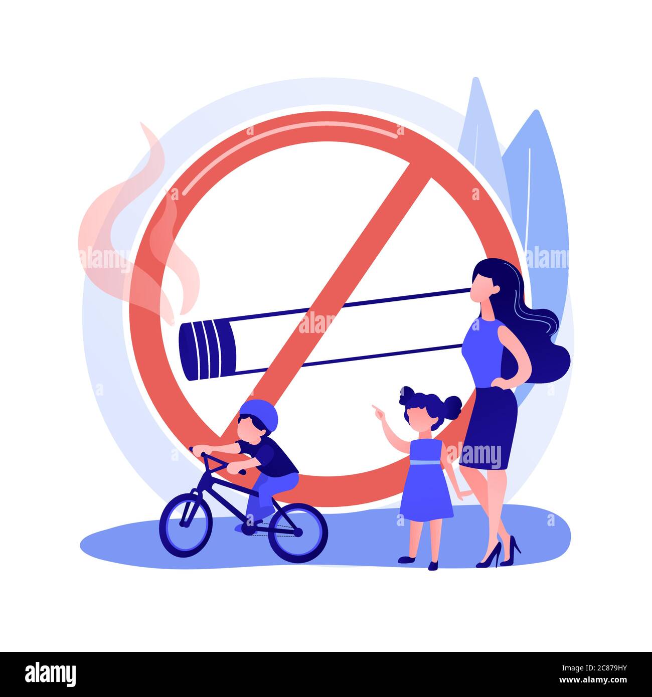 No smoking sign smoke free Stock Vector Images - Alamy