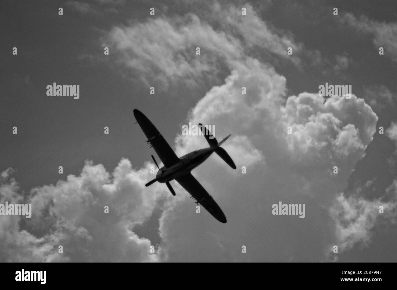 Vintage Air Show during Seafair in Seattle, WA Stock Photo - Alamy