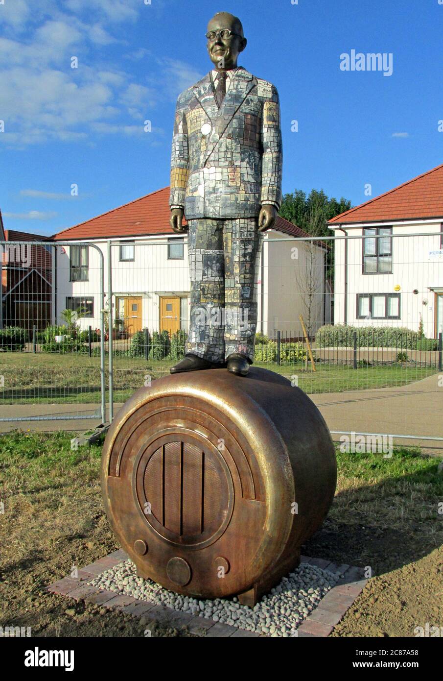 commemorative bronze sculpture in memory of Eric Cole founder of the ...