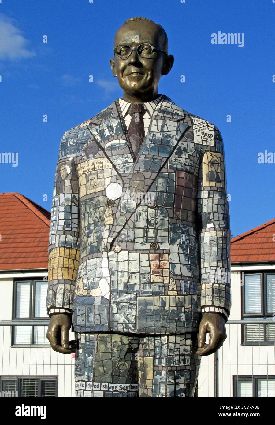 commemorative bronze sculpture in memory of Eric Cole founder of the ...