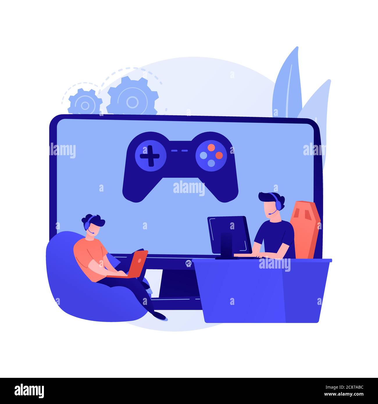 Computer gaming vector concept metaphor Stock Vector Image & Art - Alamy