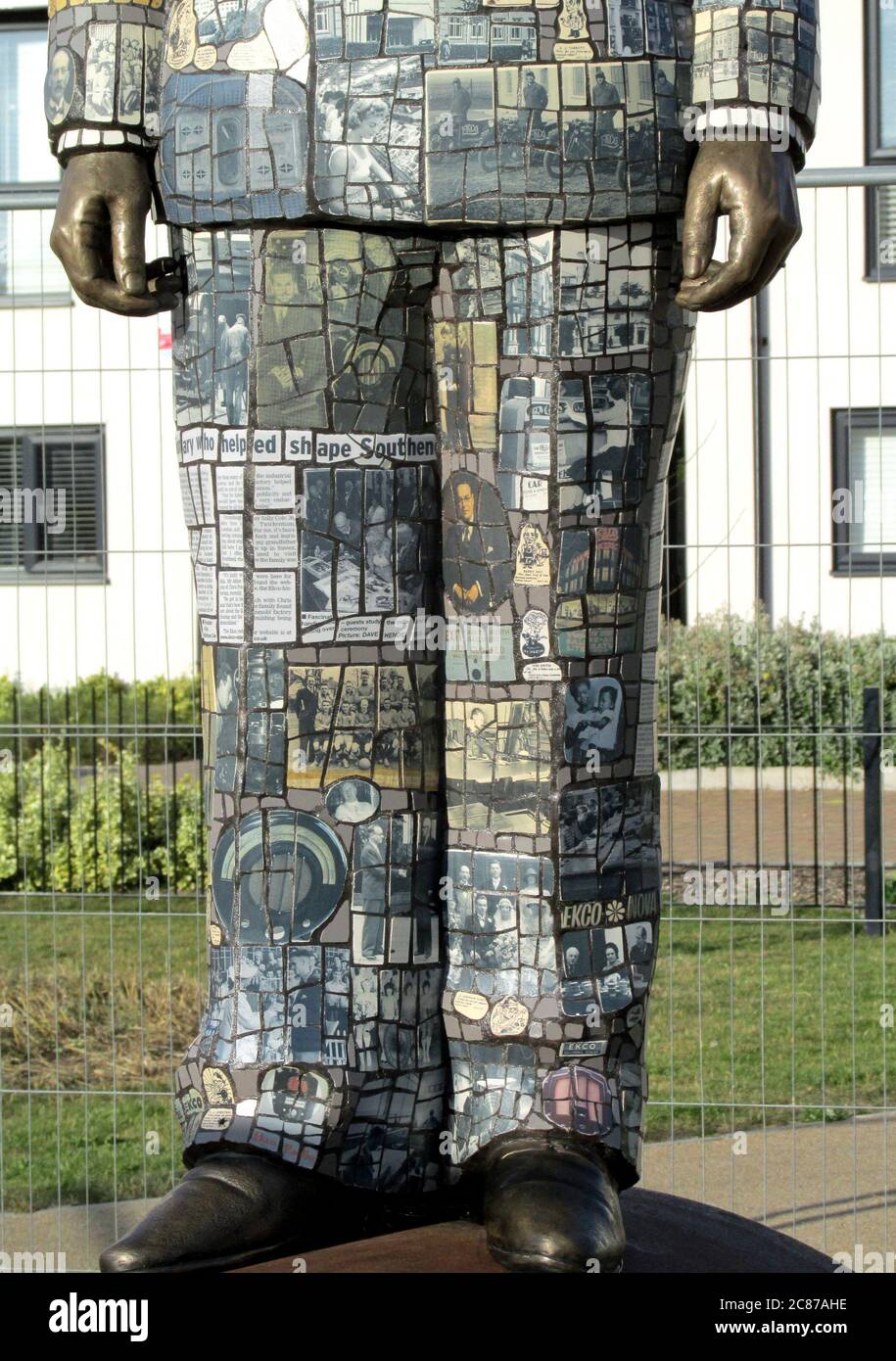 commemorative bronze sculpture in memory of Eric Cole founder of the ...