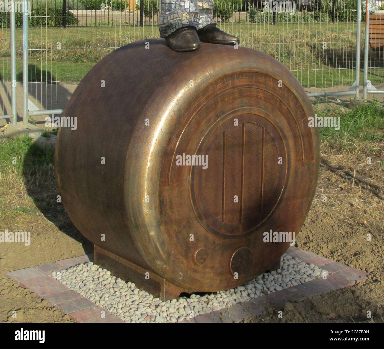 commemorative bronze sculpture in memory of Eric Cole founder of the ...