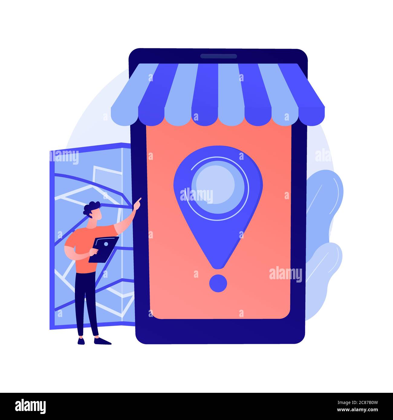 Mobile shopping vector concept metaphor Stock Vector Image & Art - Alamy