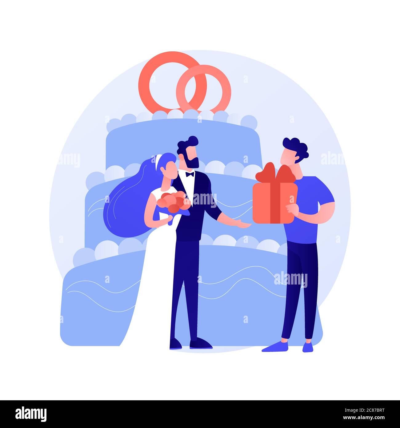 Wedding ceremony vector concept metaphor Stock Vector Image & Art - Alamy