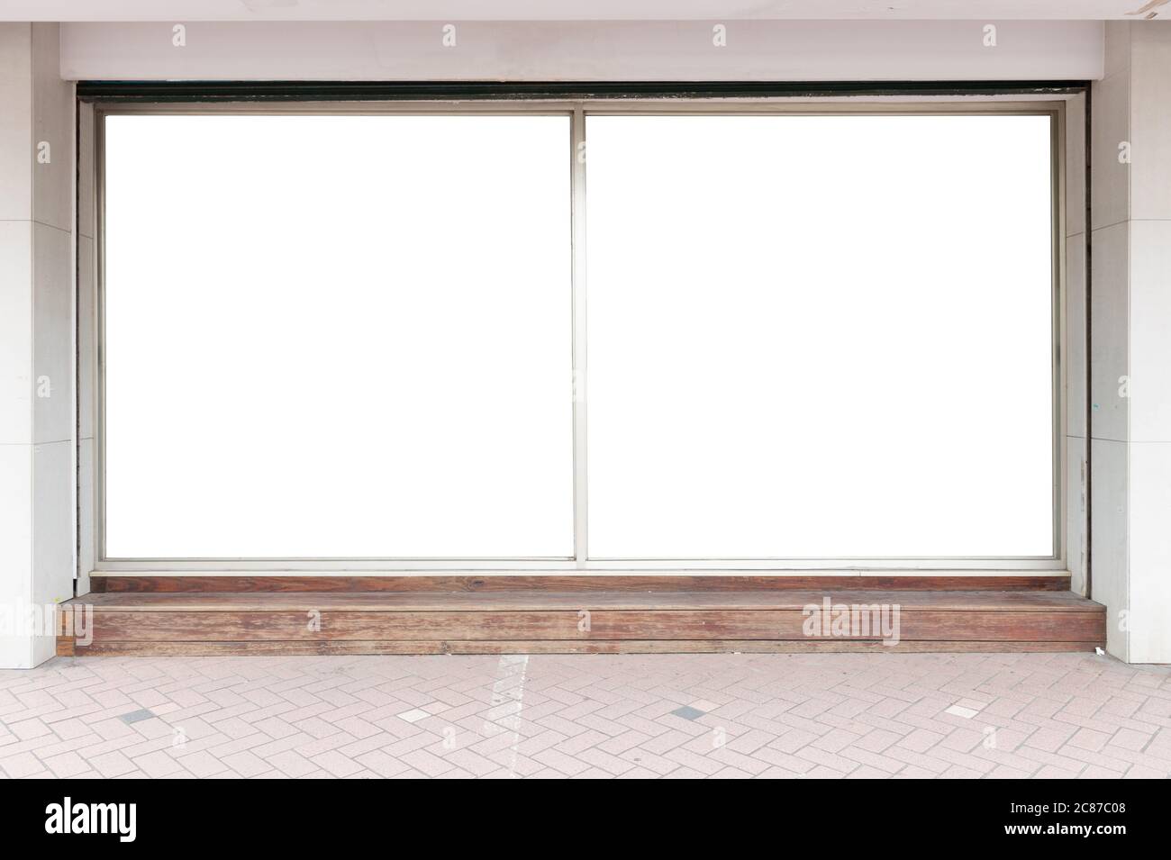 Shop Boutique Store Front with Big Window and Place for Name Stock ...