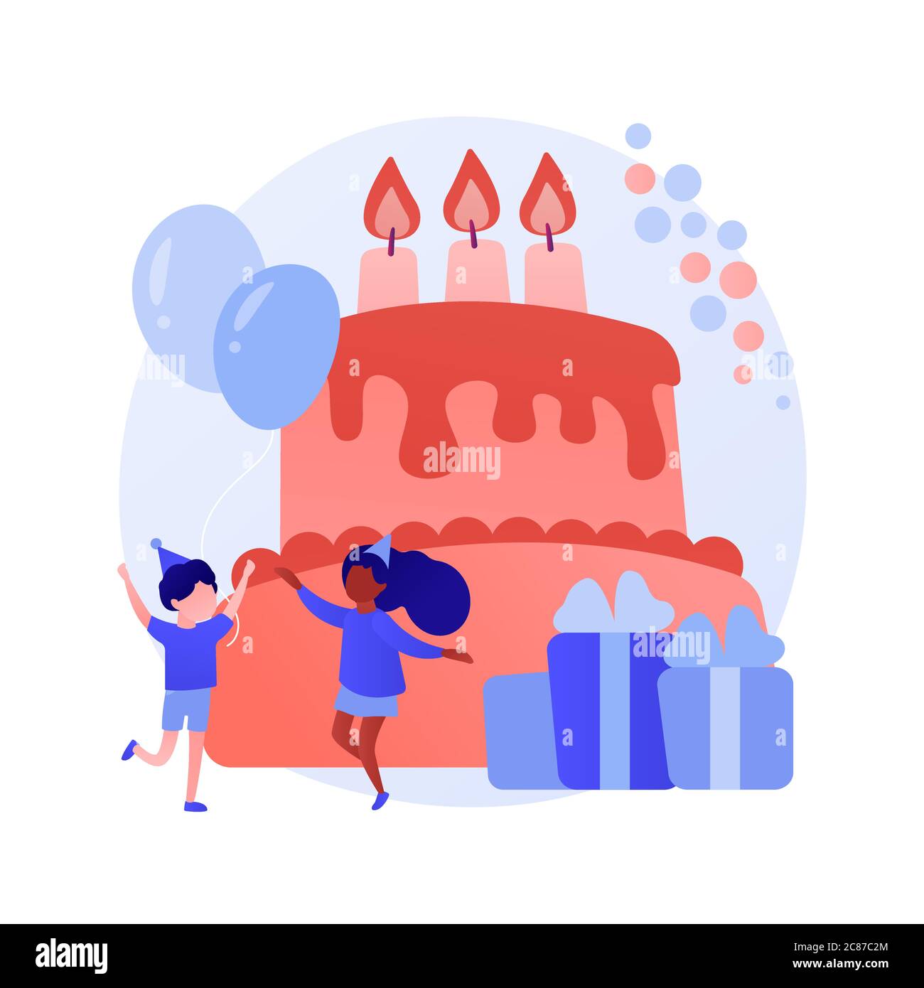 Birthday party vector concept metaphor Stock Vector Image & Art - Alamy