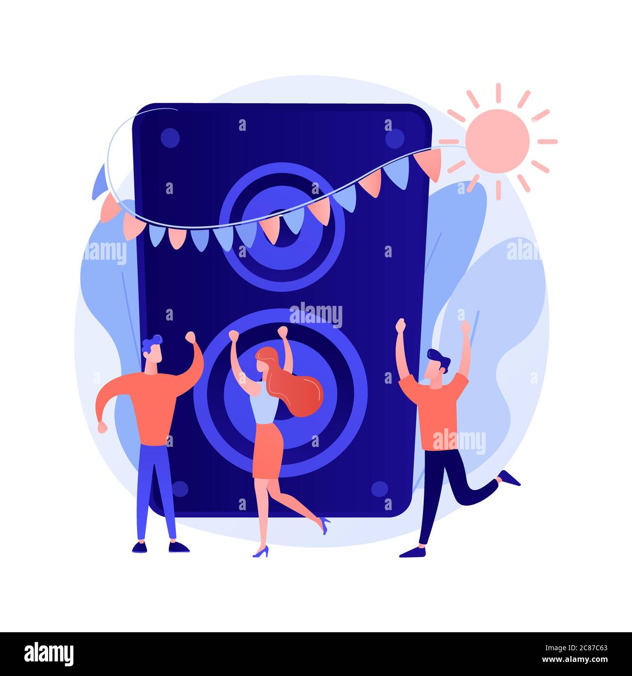 Club party scene Cut Out Stock Images & Pictures - Alamy