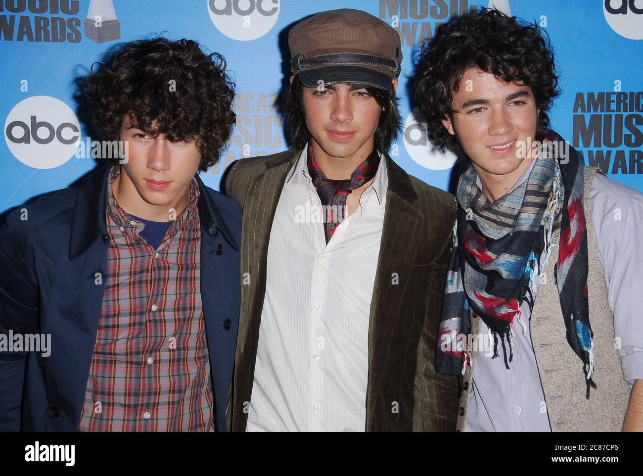 Jonas Brothers - Nick Jonas, Joe Jonas and Kevin Jonas at the "2007 ...