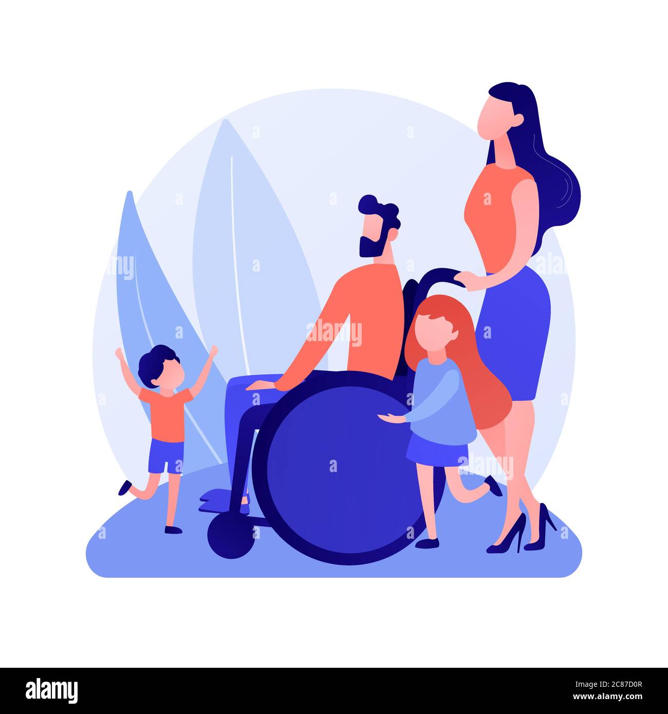 Family care and support vector concept metaphor Stock Vector Image ...