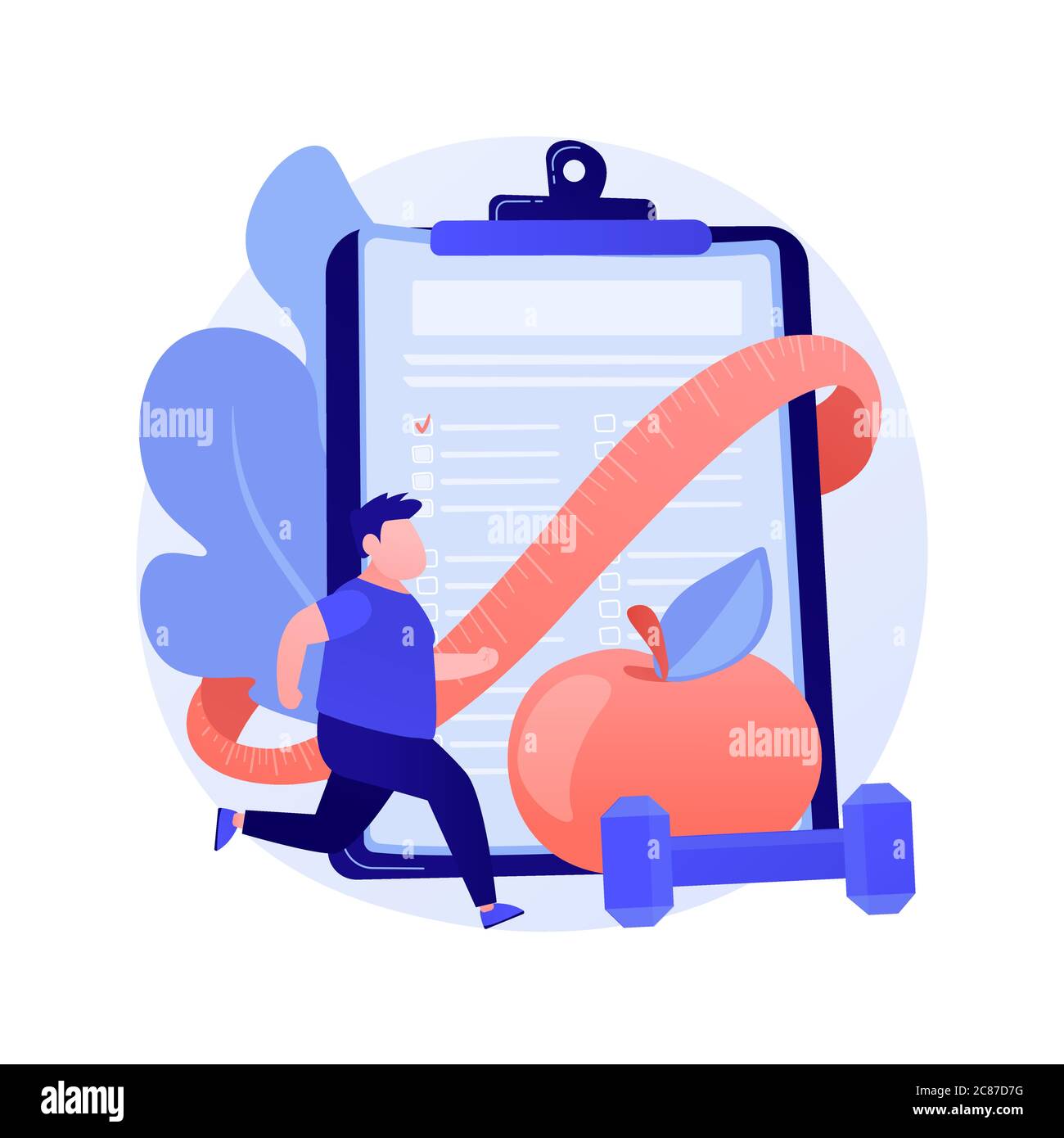 Vector workout plan hi-res stock photography and images - Alamy