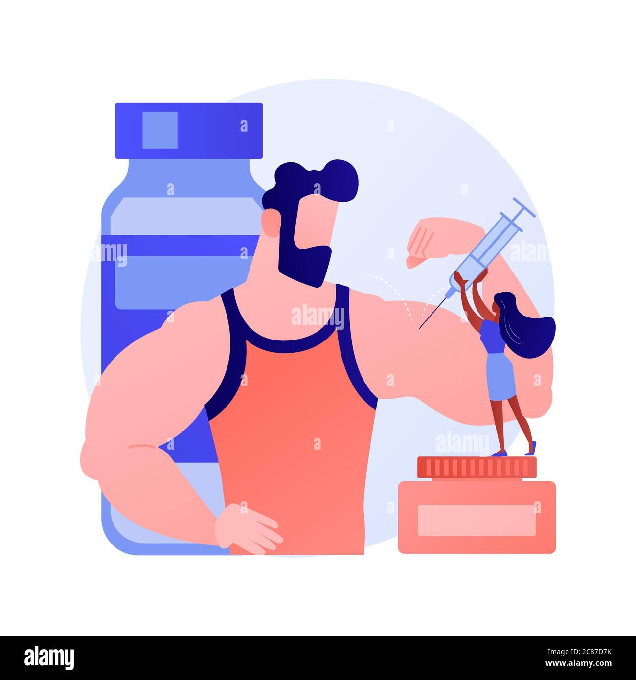Synthol injection vector concept metaphor Stock Vector Image & Art - Alamy