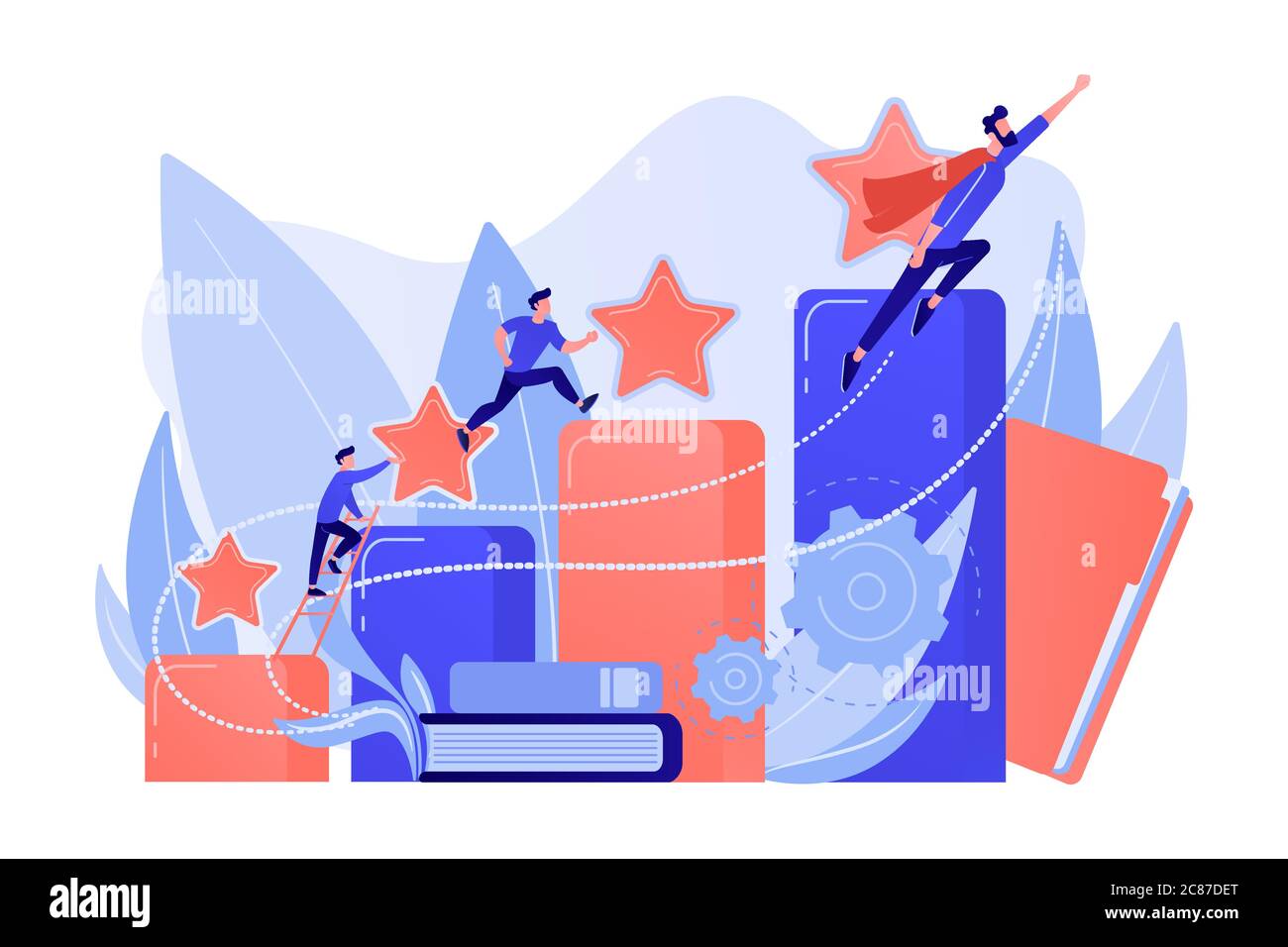 Career development concept vector illustration Stock Vector Image & Art ...