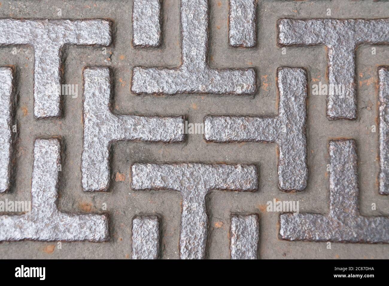 pattern style of steel floor for background Stock Photo - Alamy