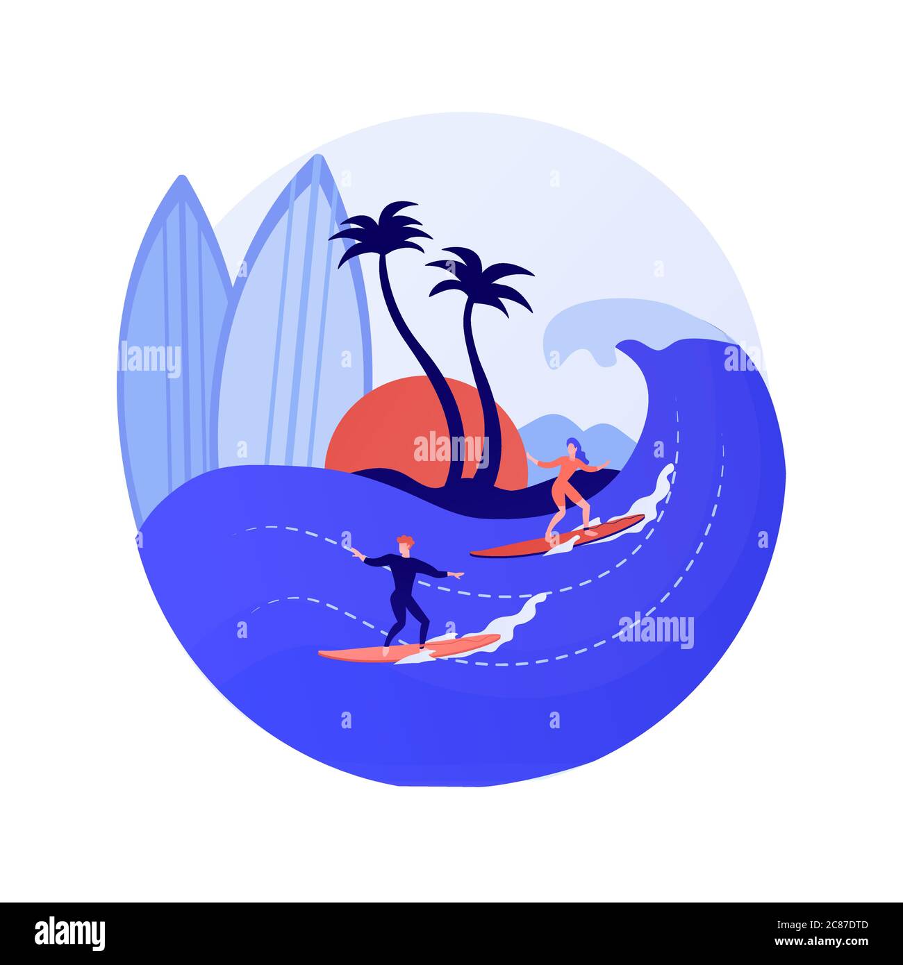 Female swimsuit surfer Stock Vector Images - Alamy